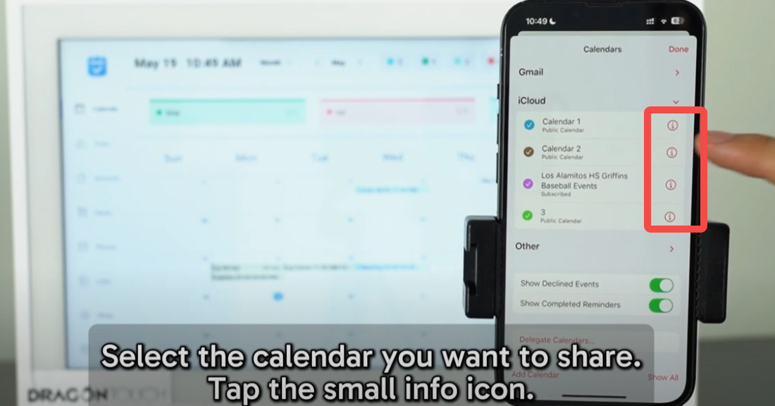 How to Sync with iCloud Calendar – DRAGONTOUCH