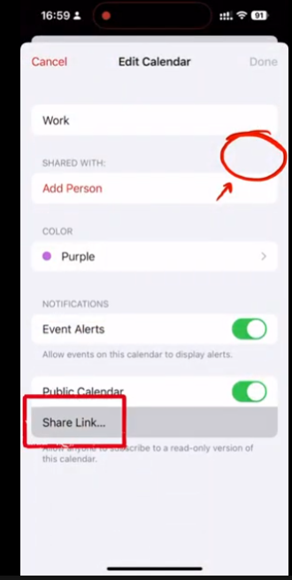 How to obtain iCloud event links – DRAGONTOUCH